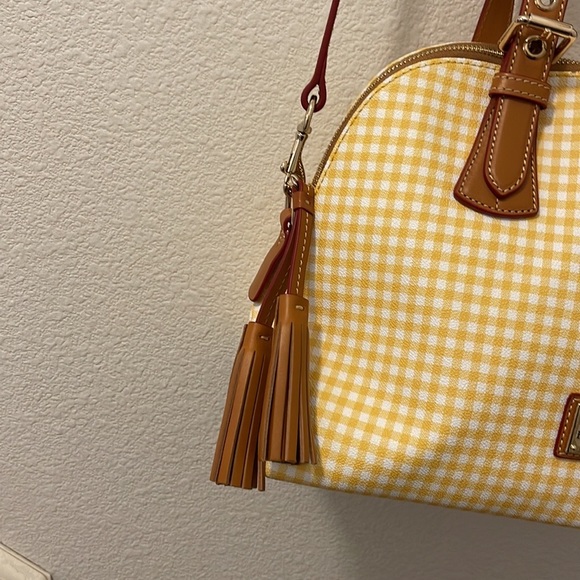 Dooney & Bourke | Bags | Dooney Bourke Small Audrey Satchel In Yellow ...